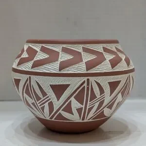 Art | Native American Acoma Pottery Vase Signed Acoma Nm Lccc | Poshmark